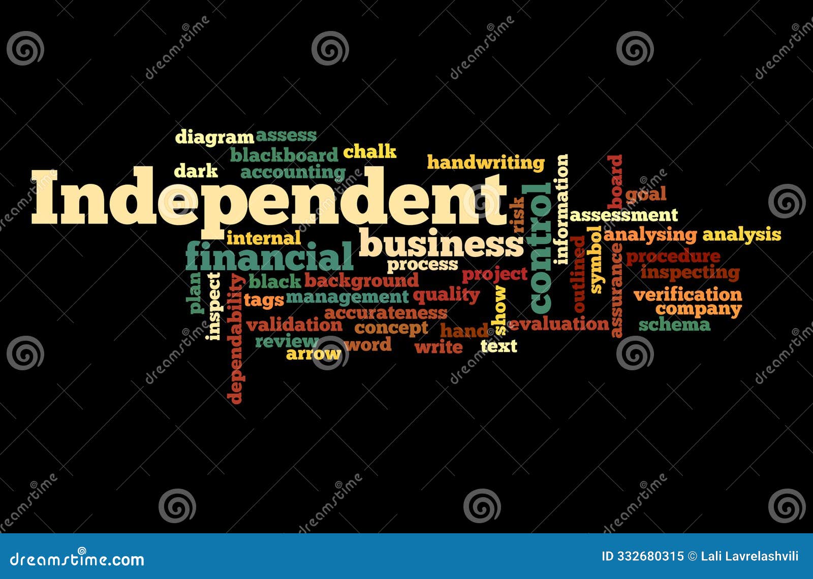 Word Cloud with INDEPENDENT Concept Stock Illustration - Illustration ...
