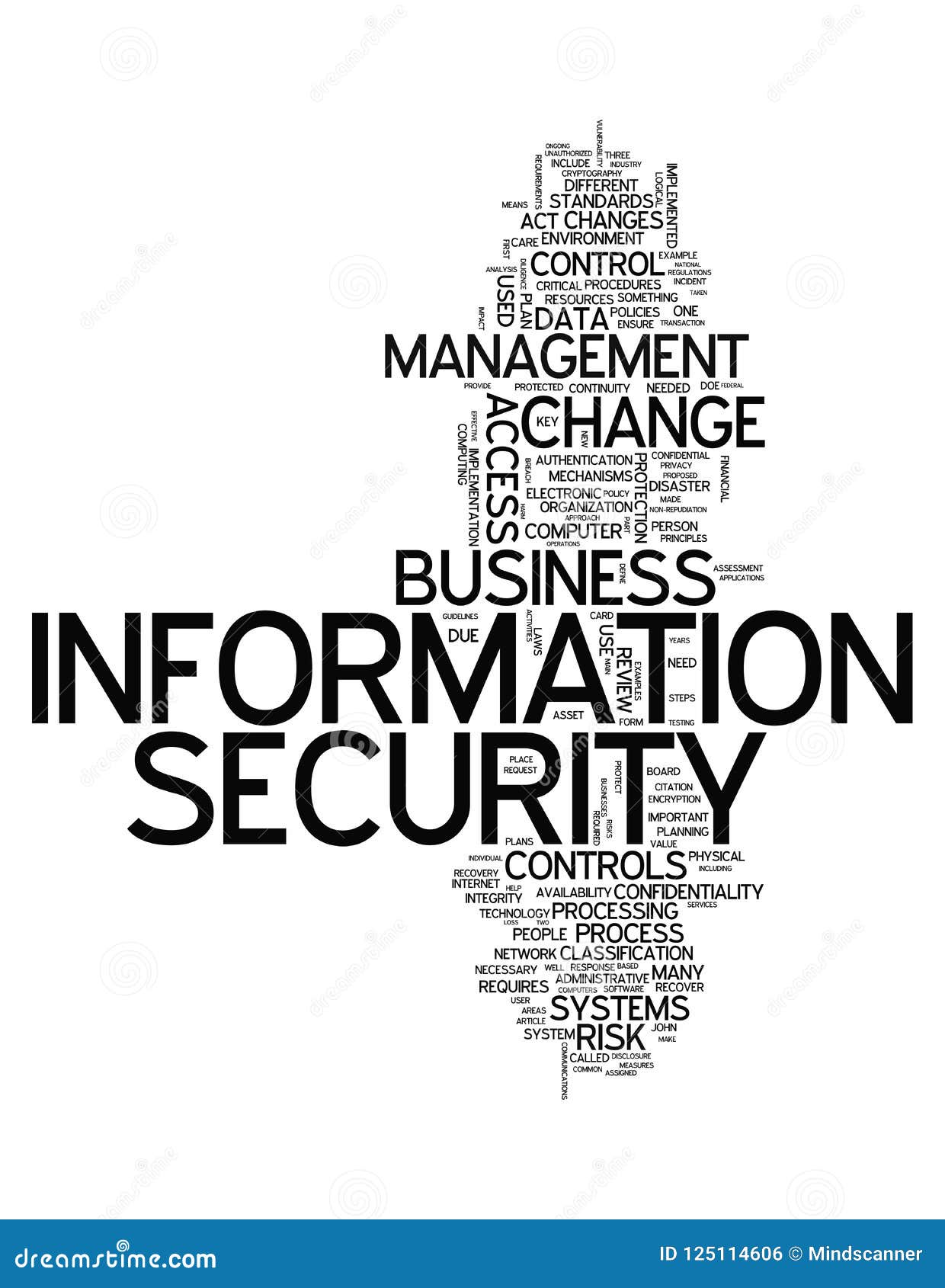 Word Cloud Information Security Stock Illustration - Illustration of ...