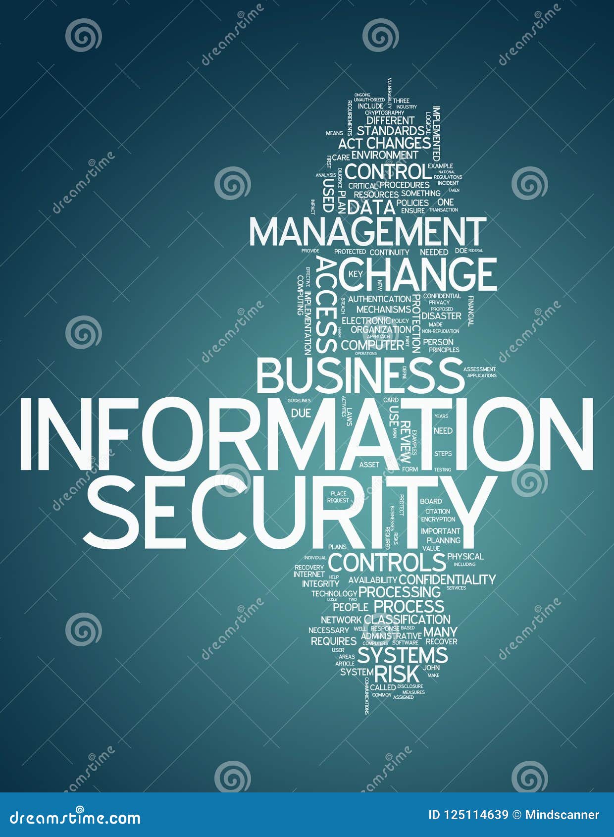 Word Cloud Information Security Stock Illustration - Illustration of ...