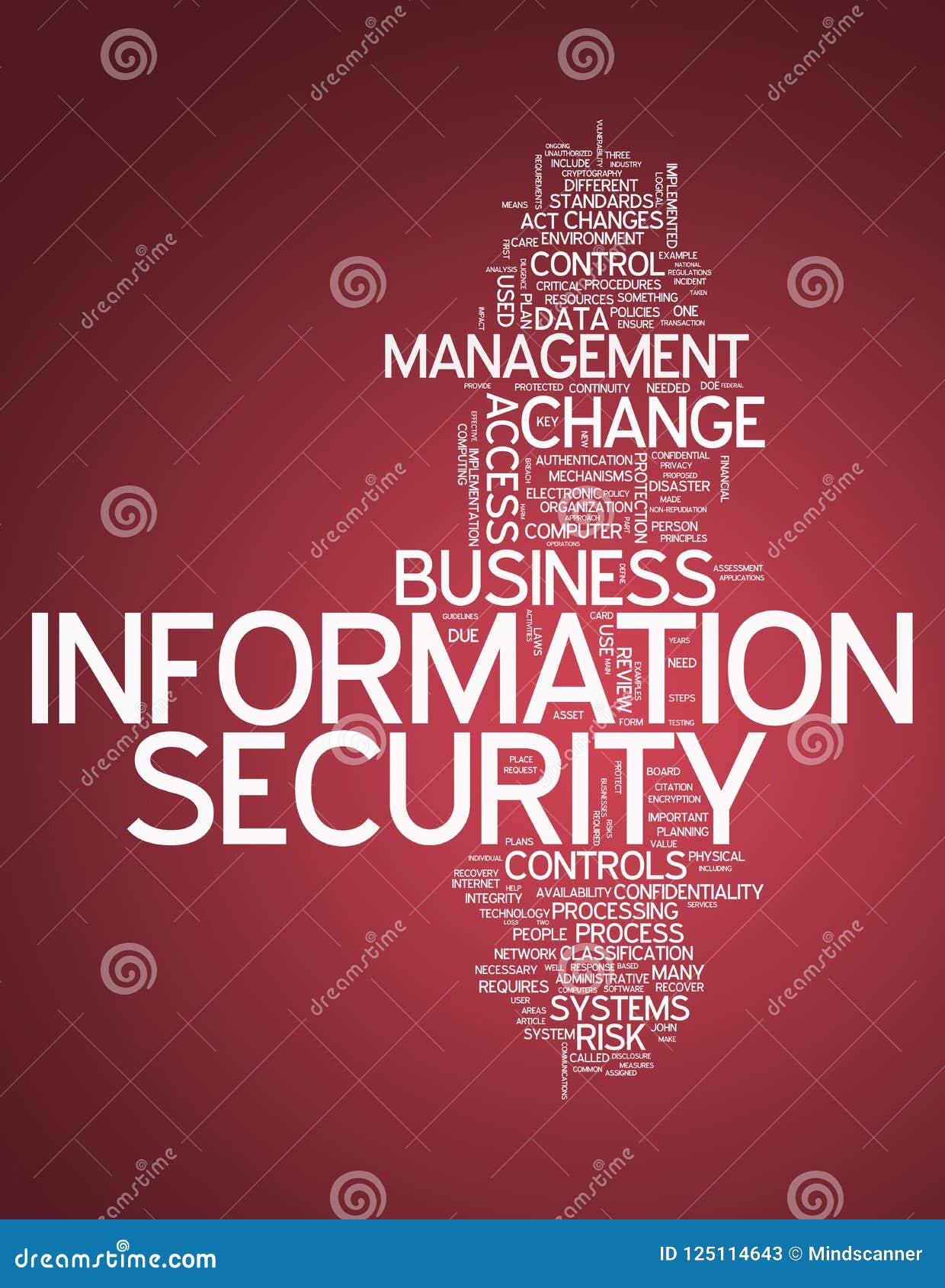 Word Cloud Information Security Stock Illustration - Illustration of ...