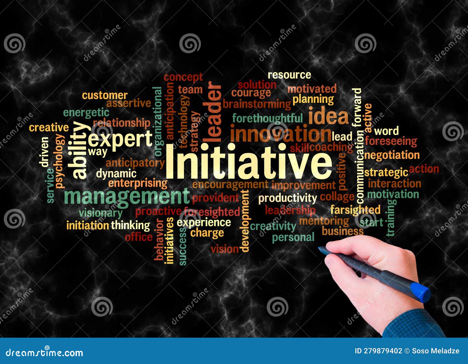 Word Cloud with INITIATIVE Concept Create with Text only Stock Photo ...