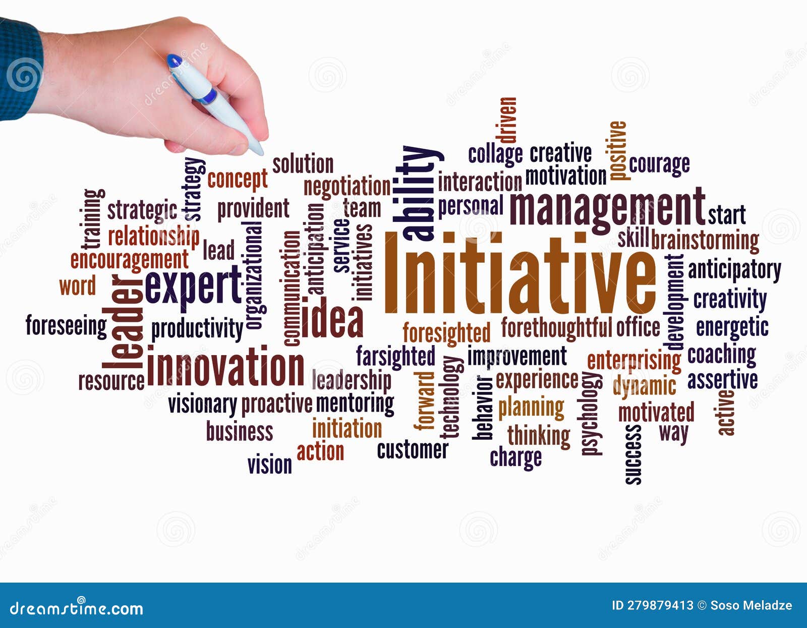 Word Cloud with INITIATIVE Concept Create with Text only Stock Image ...