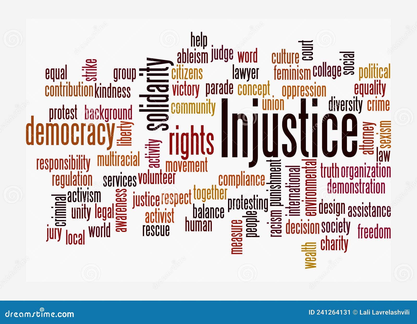 Word Cloud with INJUSTICE Concept, Isolated on a White Background Stock ... Word Cloud with INJUSTICE Concept, Isolated on a White Background Stock ...