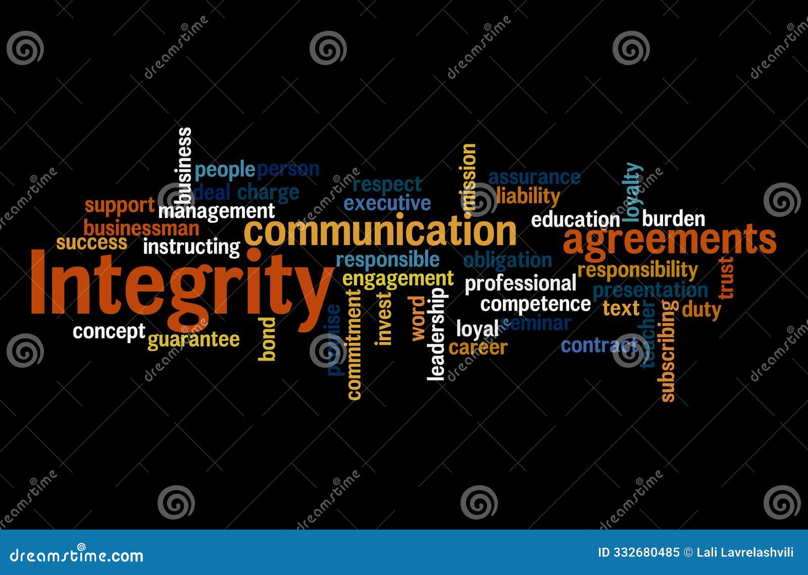 Word Cloud with INTEGRITY Concept Stock Image - Image of person ...