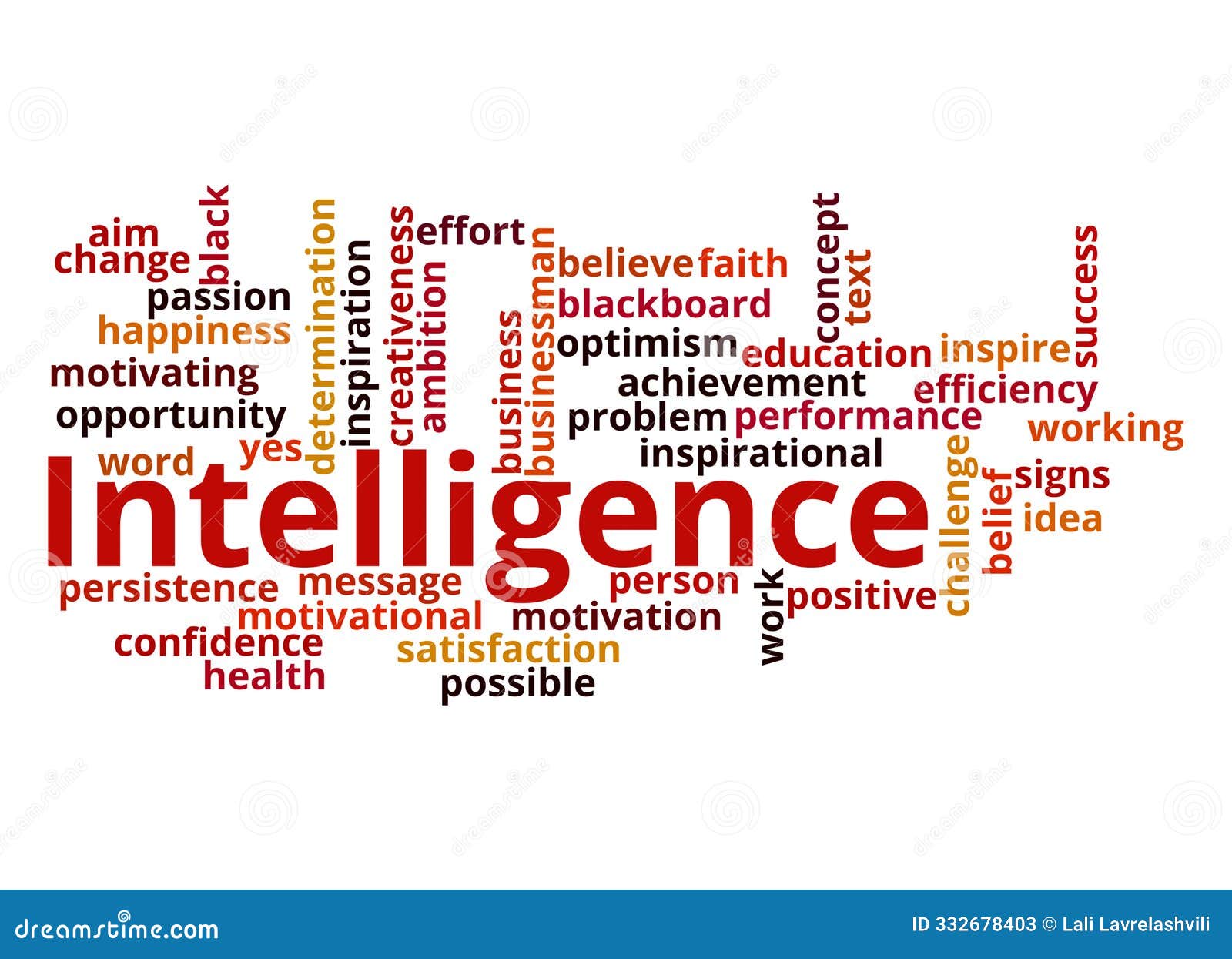 Word Cloud with INTELLIGENCE Concept Stock Illustration - Illustration ...