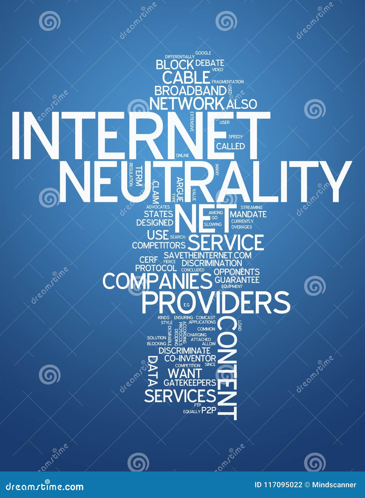 Word Cloud Internet Neutrality Stock Illustration - Illustration of ...