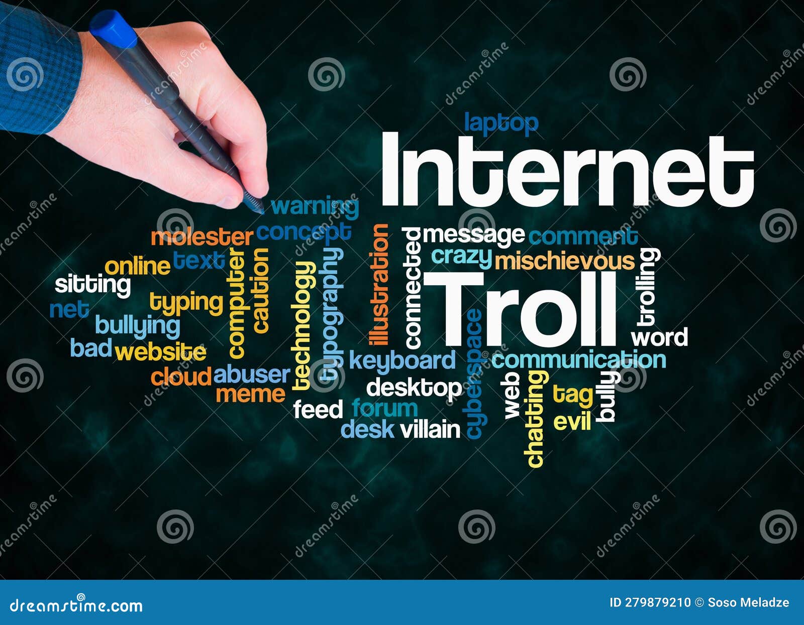 Do Not Feed The Troll Sign On A Keyboard Royalty-Free Stock Photography ...