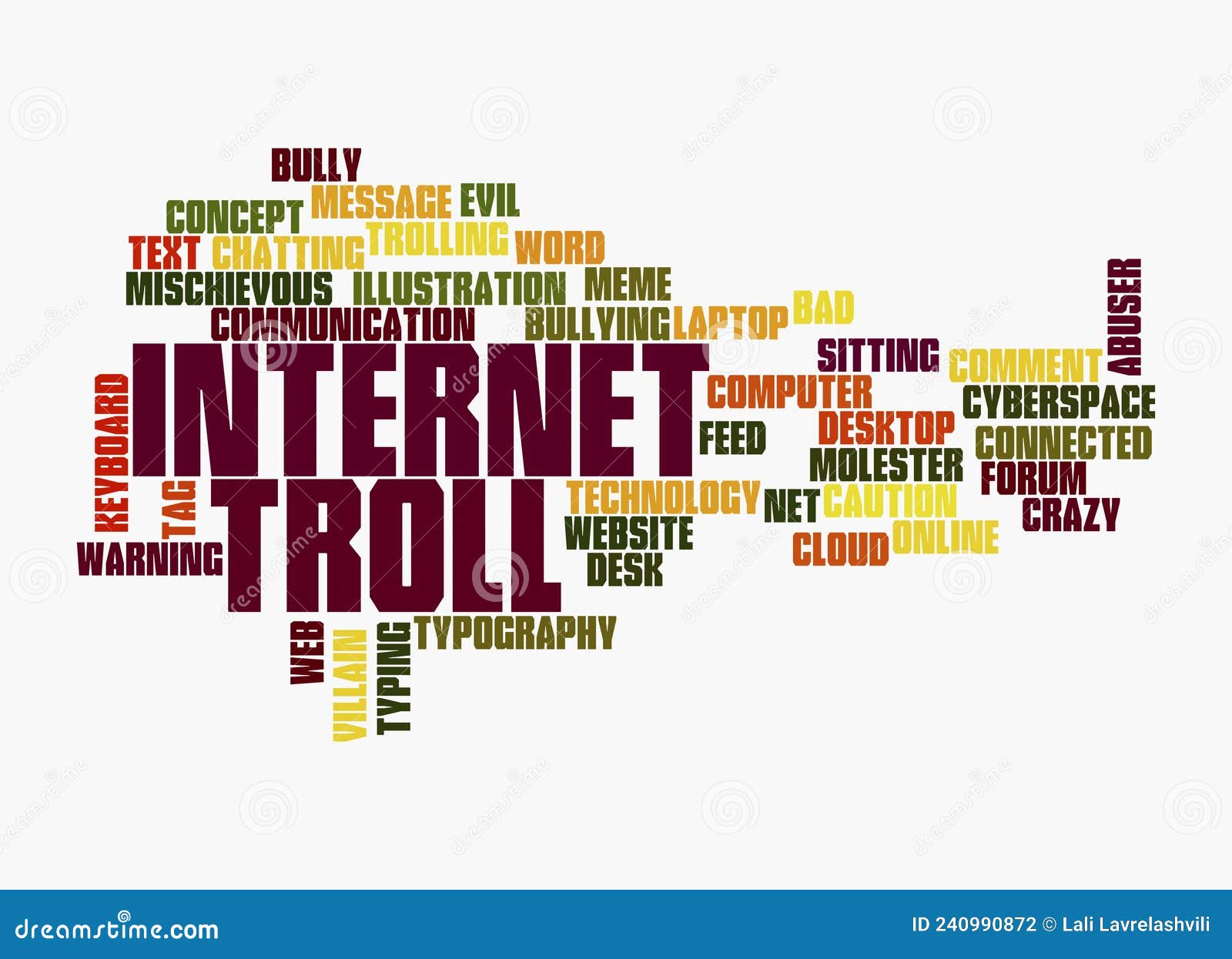 Do Not Feed The Troll Sign On A Keyboard Royalty-Free Stock Photography ...