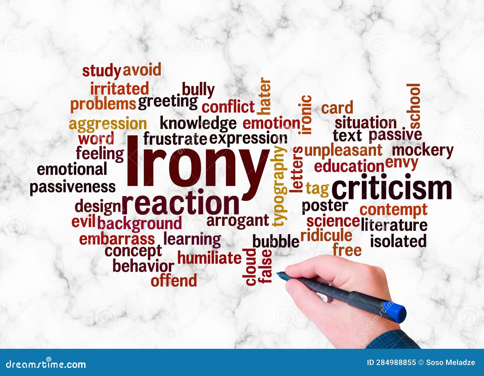 Word Cloud with IRONY Concept Create with Text only Stock Image - Image ... Word Cloud with IRONY Concept Create with Text only Stock Image - Image ...