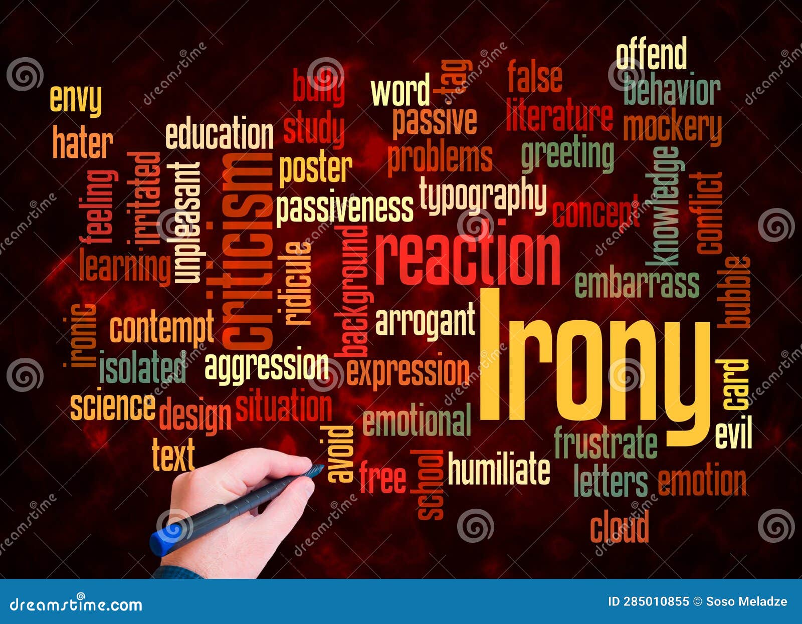 Word Cloud with IRONY Concept Create with Text only Stock Illustration ... Word Cloud with IRONY Concept Create with Text only Stock Illustration ...