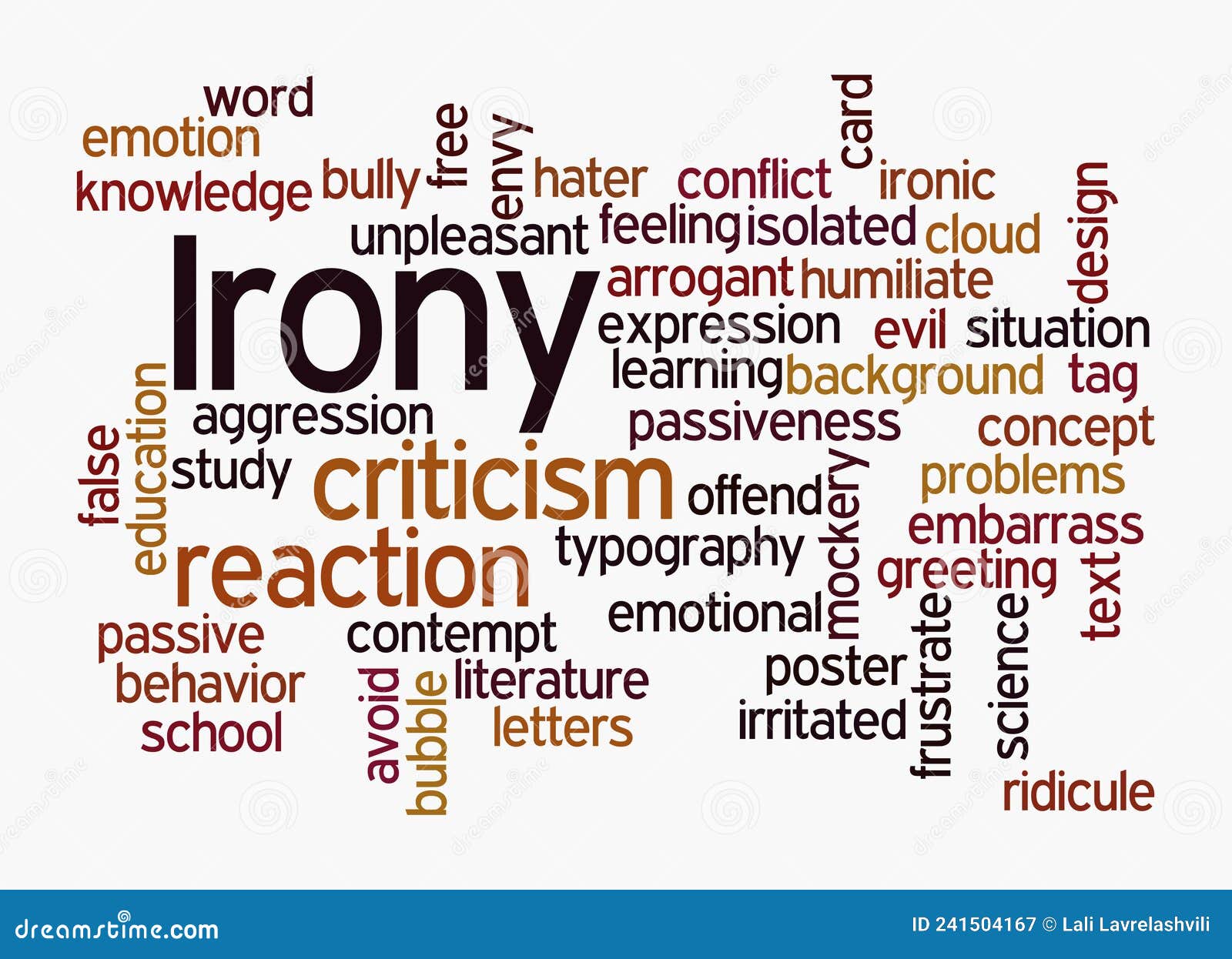 Word Cloud with IRONY Concept, Isolated on a White Background Stock ... Word Cloud with IRONY Concept, Isolated on a White Background Stock ...