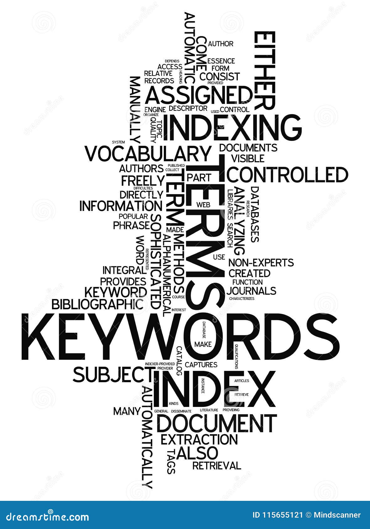 Word Cloud Keywords stock illustration. Illustration of keyword - 115655121