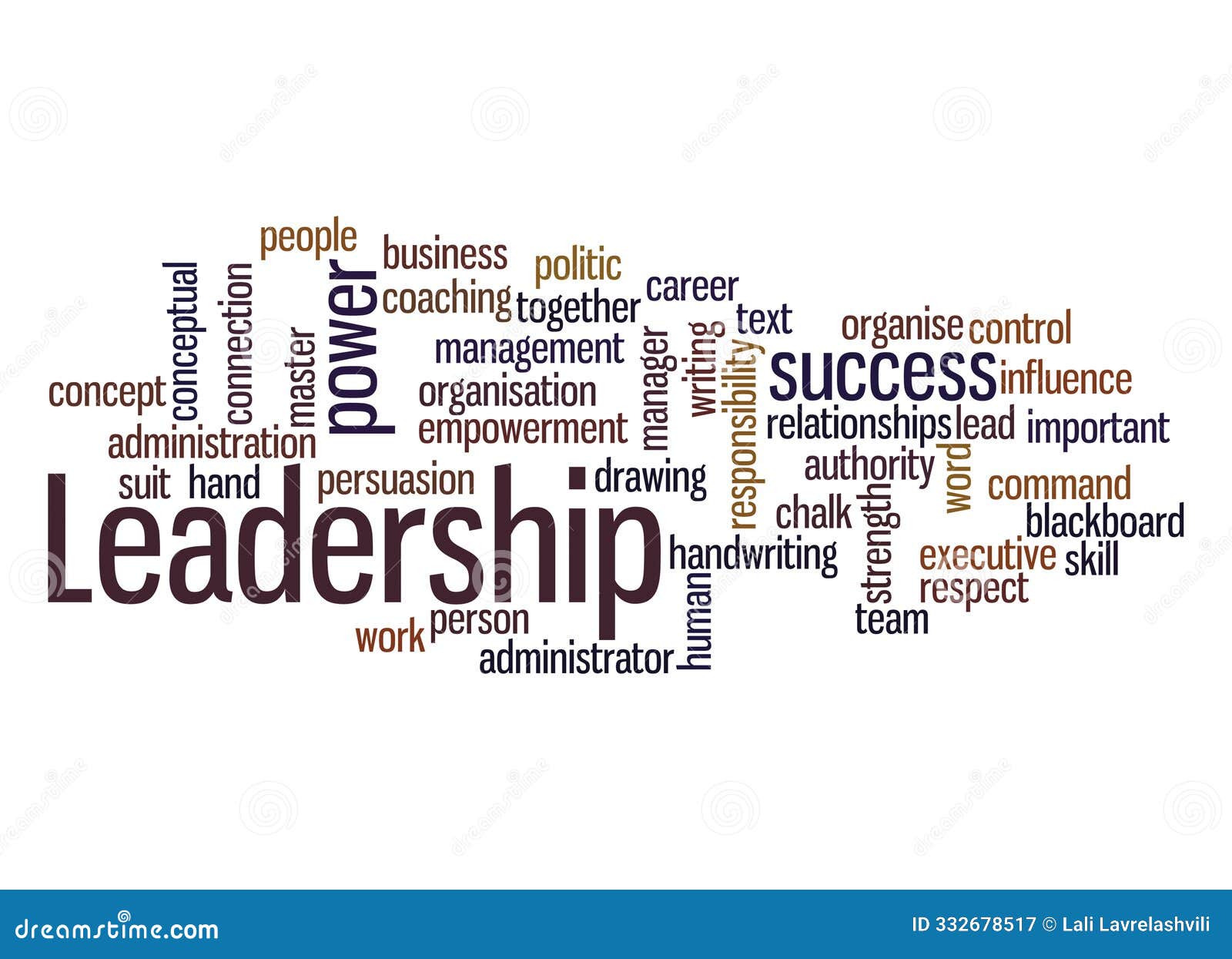 Word Cloud with LEADERSHIP Concept Stock Illustration - Illustration of ...