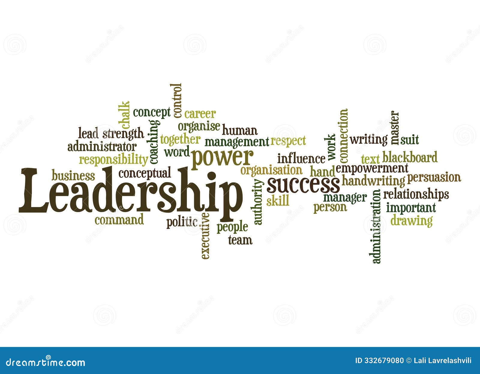 Word Cloud with LEADERSHIP Concept Stock Illustration - Illustration of ...