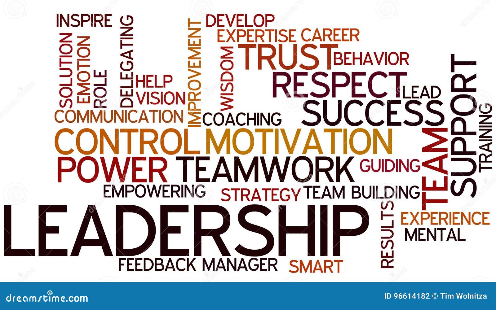 Word Cloud Leadership stock illustration. Illustration of conceptual ...
