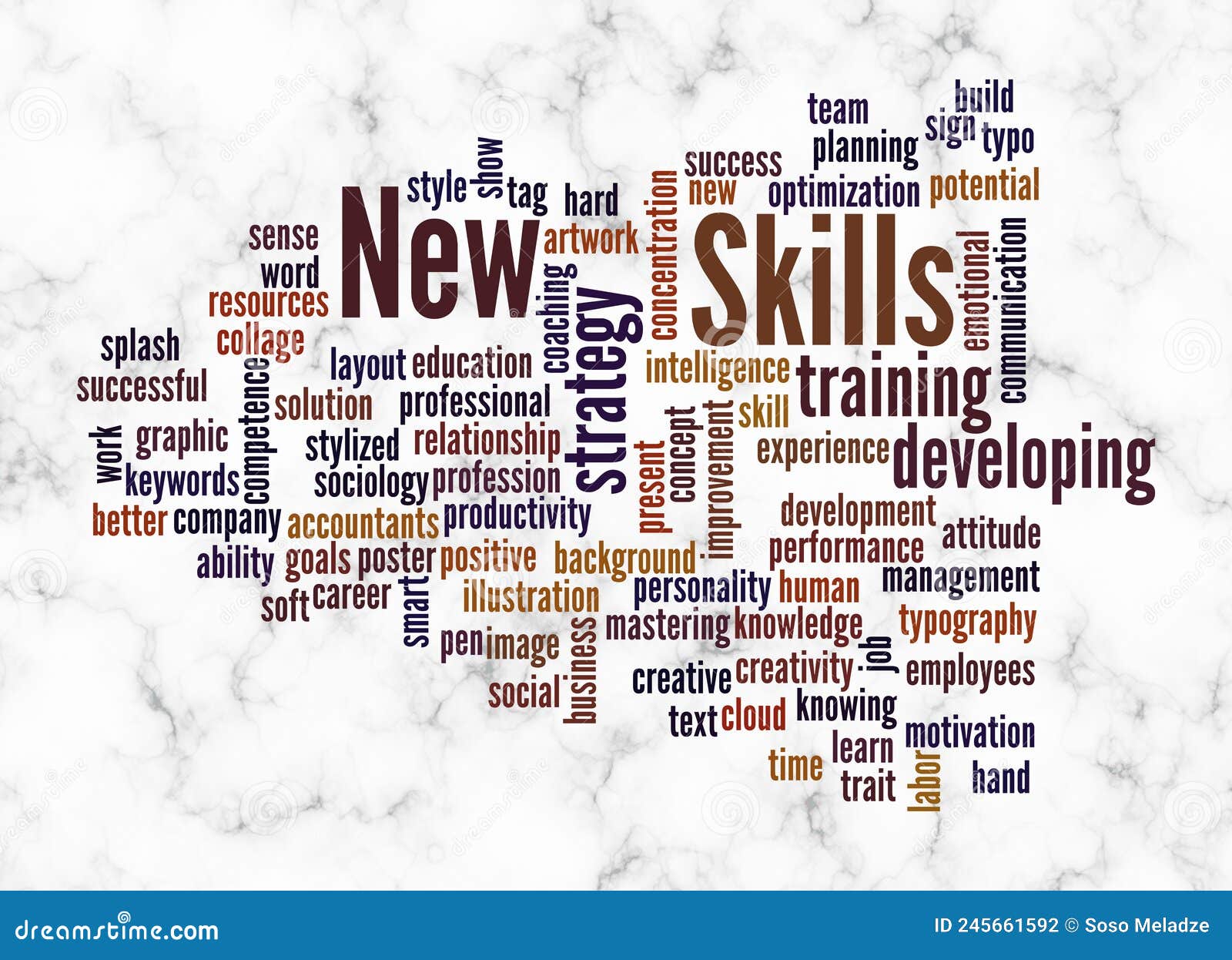 Word Cloud with NEW SKILLS Concept Create with Text only Stock Photo ...