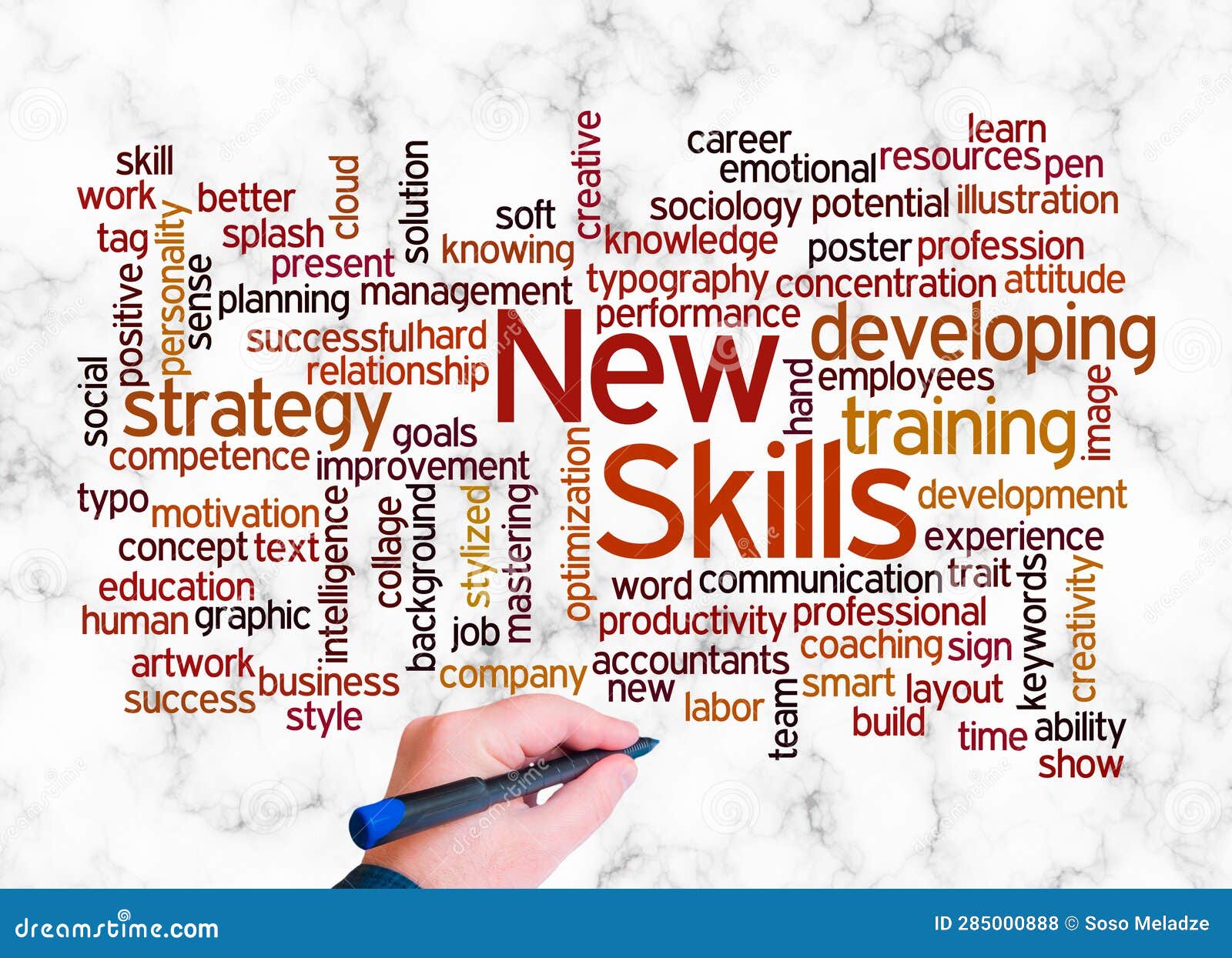 Word Cloud with NEW SKILLS Concept Create with Text only Stock Photo ...