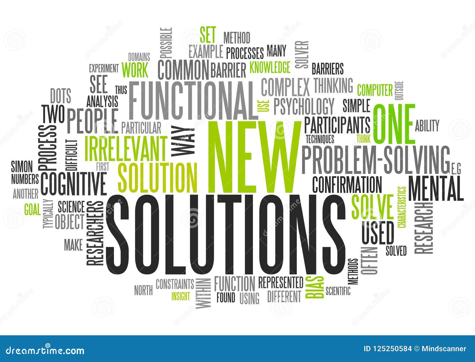 Word Cloud New Solutions stock illustration. Illustration of solutions ...