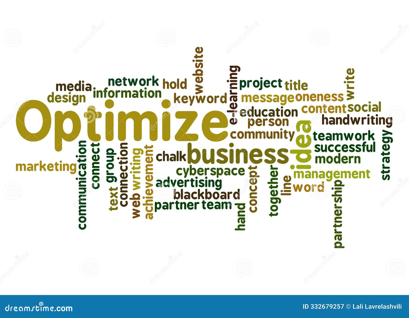 Word Cloud with OPTIMIZE Concept Stock Image - Image of achievement, marketing: 332679257