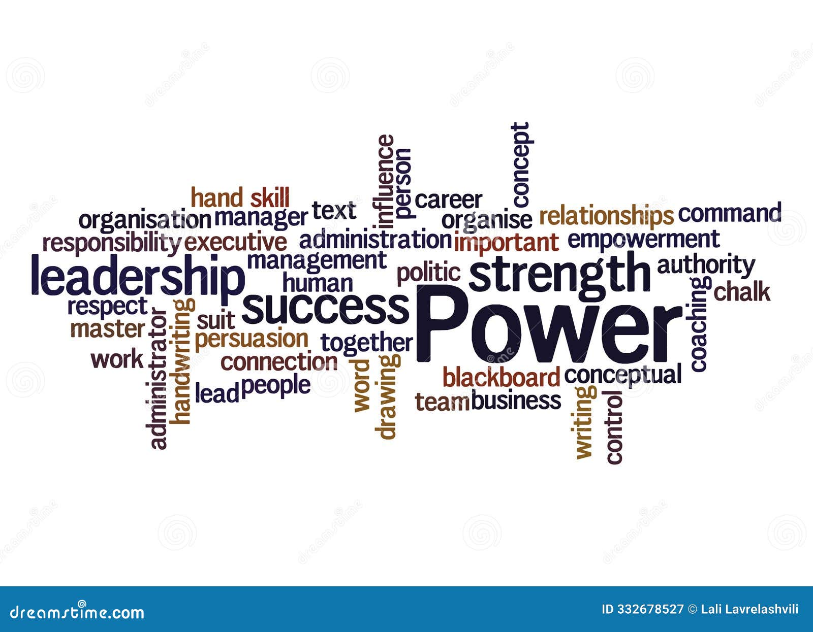 Word Cloud with POWER Concept Stock Illustration - Illustration of ...
