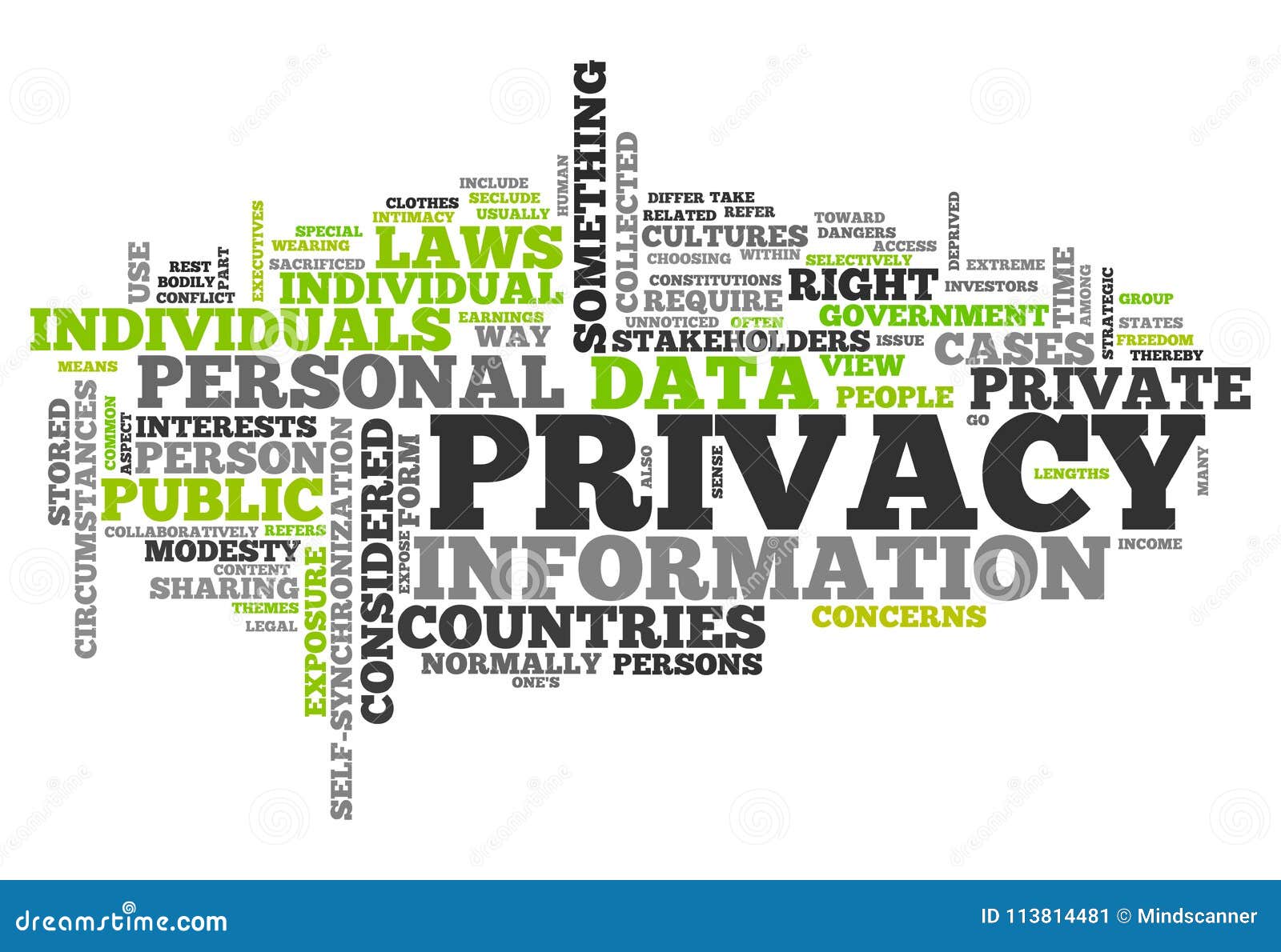 Word Cloud Privacy stock illustration. Illustration of laws - 113814481
