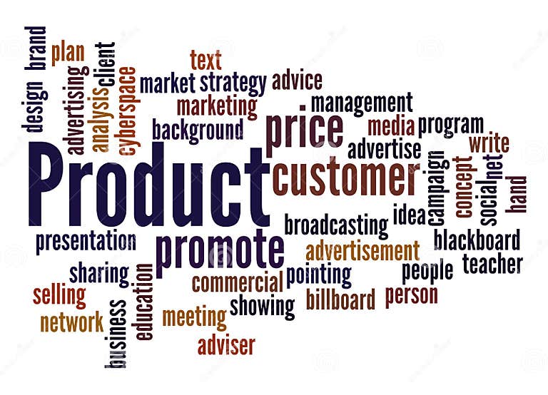 Word Cloud with PRODUCT Concept Stock Photo - Image of cyberspace ...