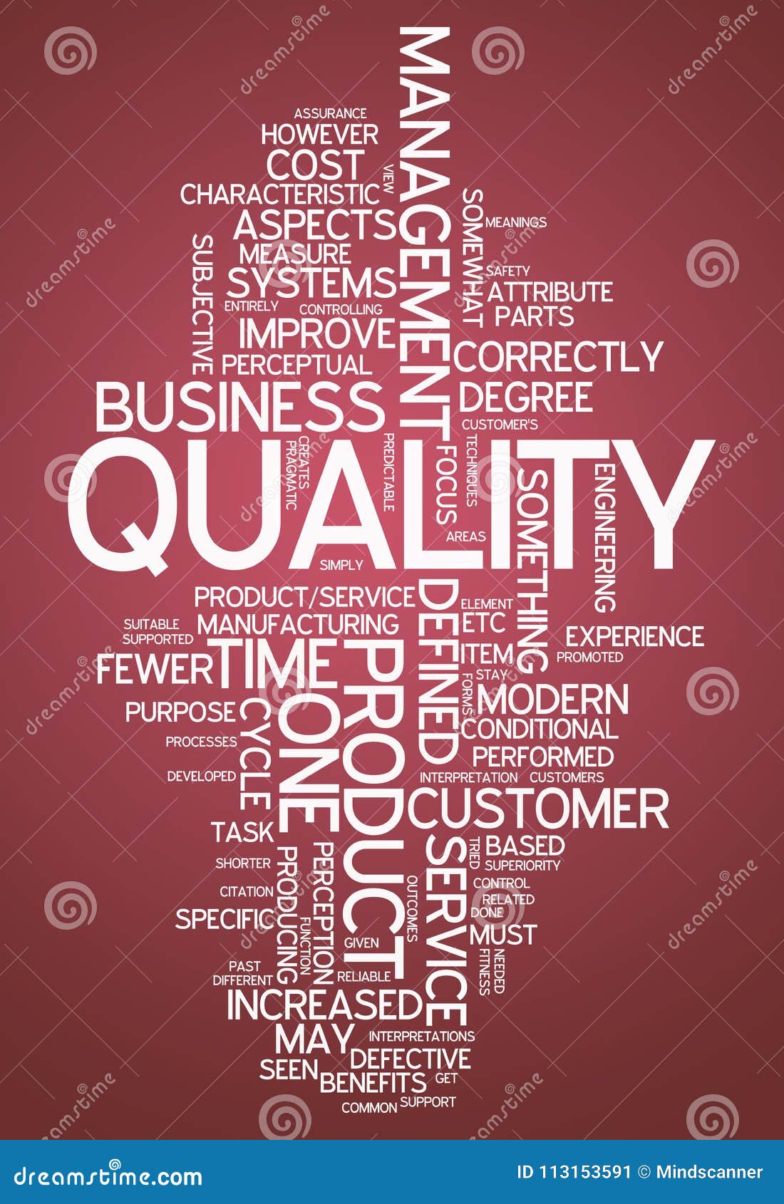 Word Cloud Quality stock illustration. Illustration of assurance ...