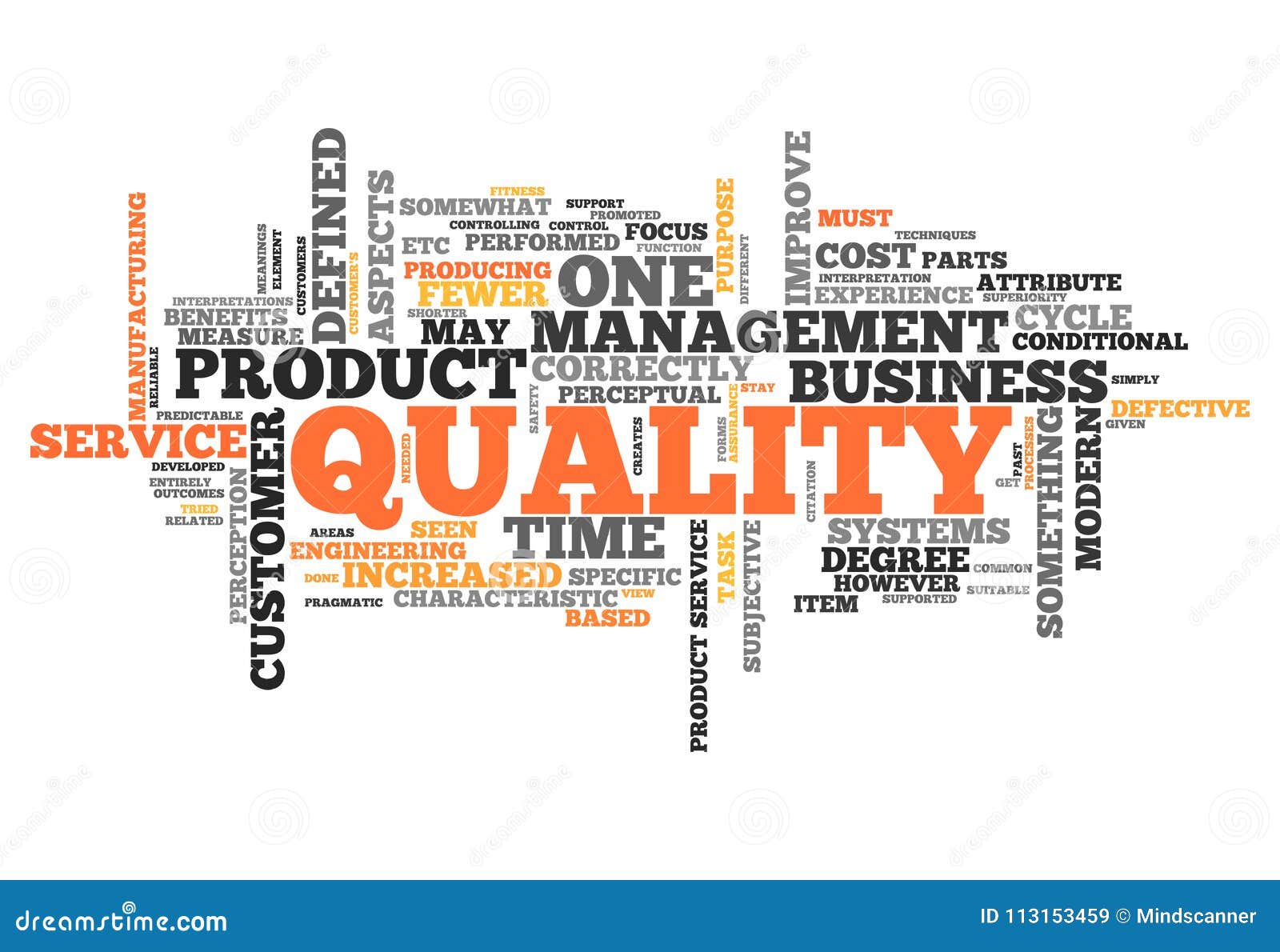 Word Cloud Quality stock illustration. Illustration of consumer - 113153459