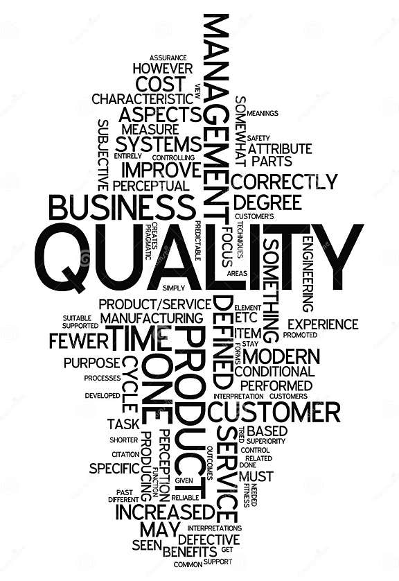 Word Cloud Quality stock illustration. Illustration of 9001 - 113153606