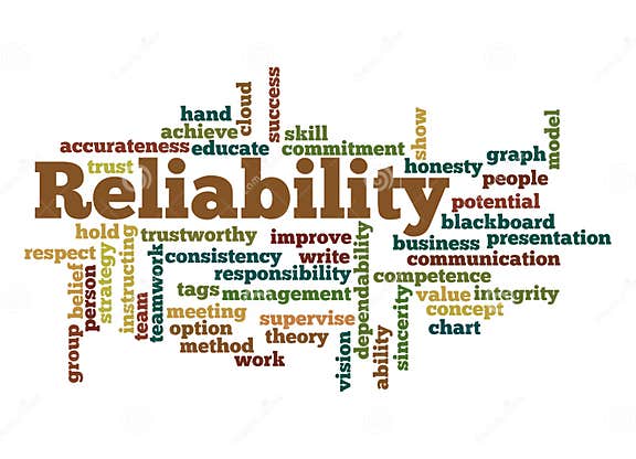 Word Cloud with RELIABILITY Concept Stock Illustration - Illustration ...