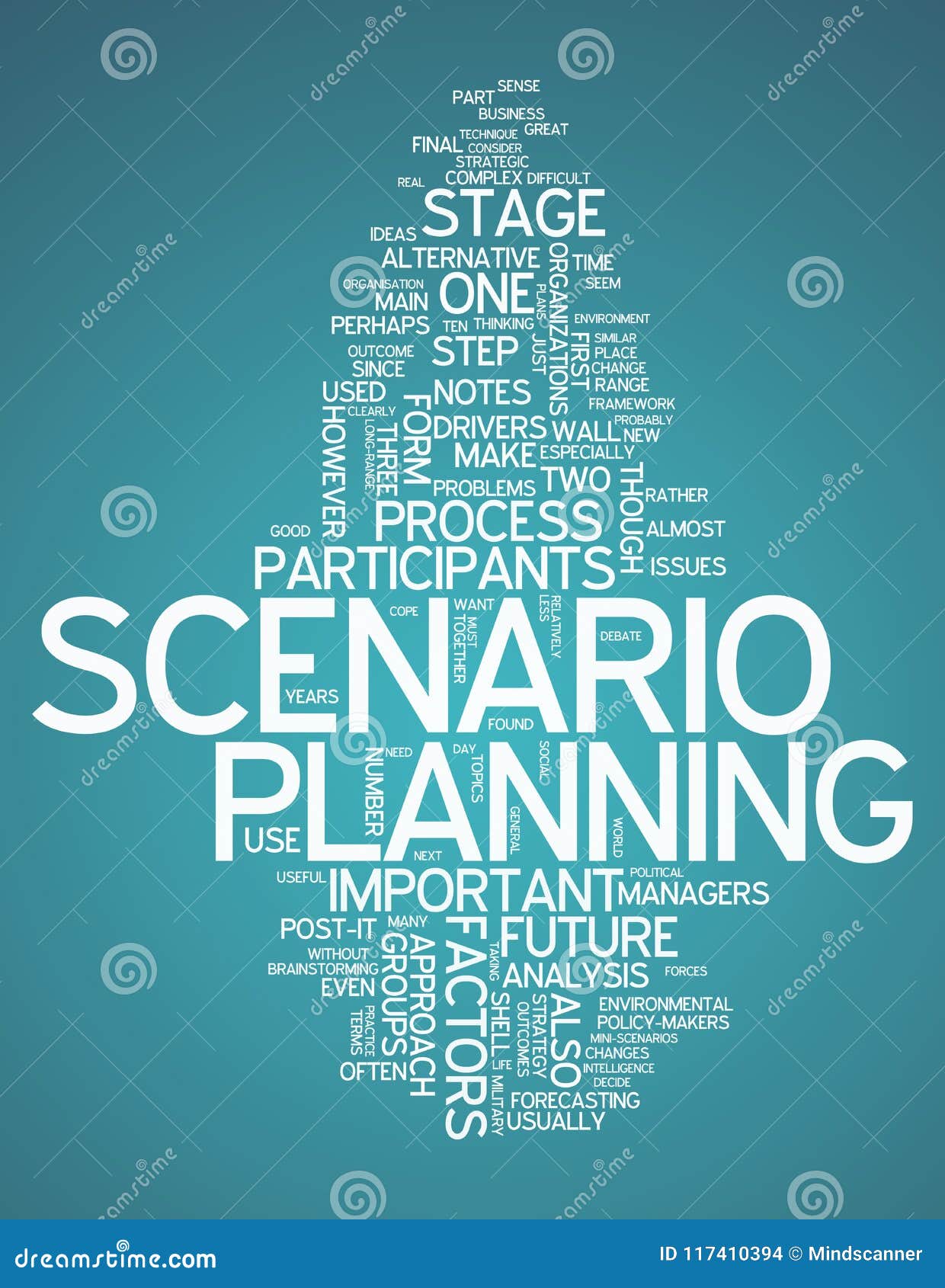 Scenario Planning Multi Color Concept Icon Vector Illustration ...