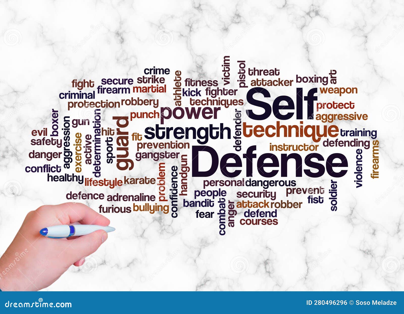 Word Cloud with SELF DEFENSE Concept Create with Text only Stock Photo ...