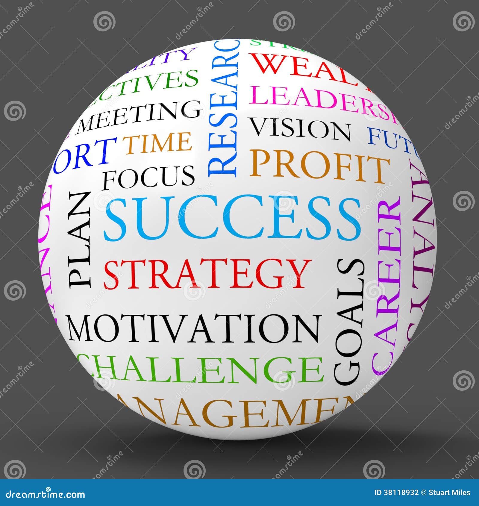 Word Cloud Shows Road To Success Stock Illustration - Illustration of ...
