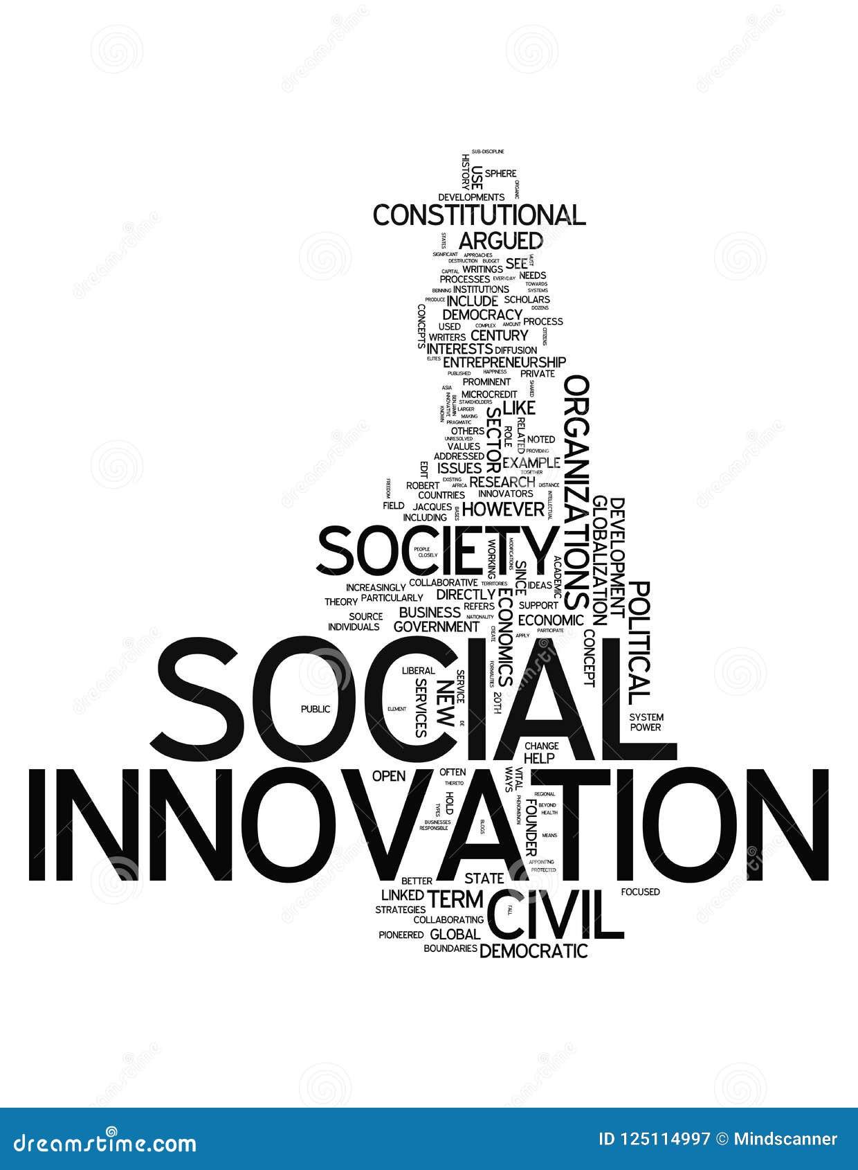 Word Cloud Social Innovation Stock Illustration - Illustration of ...
