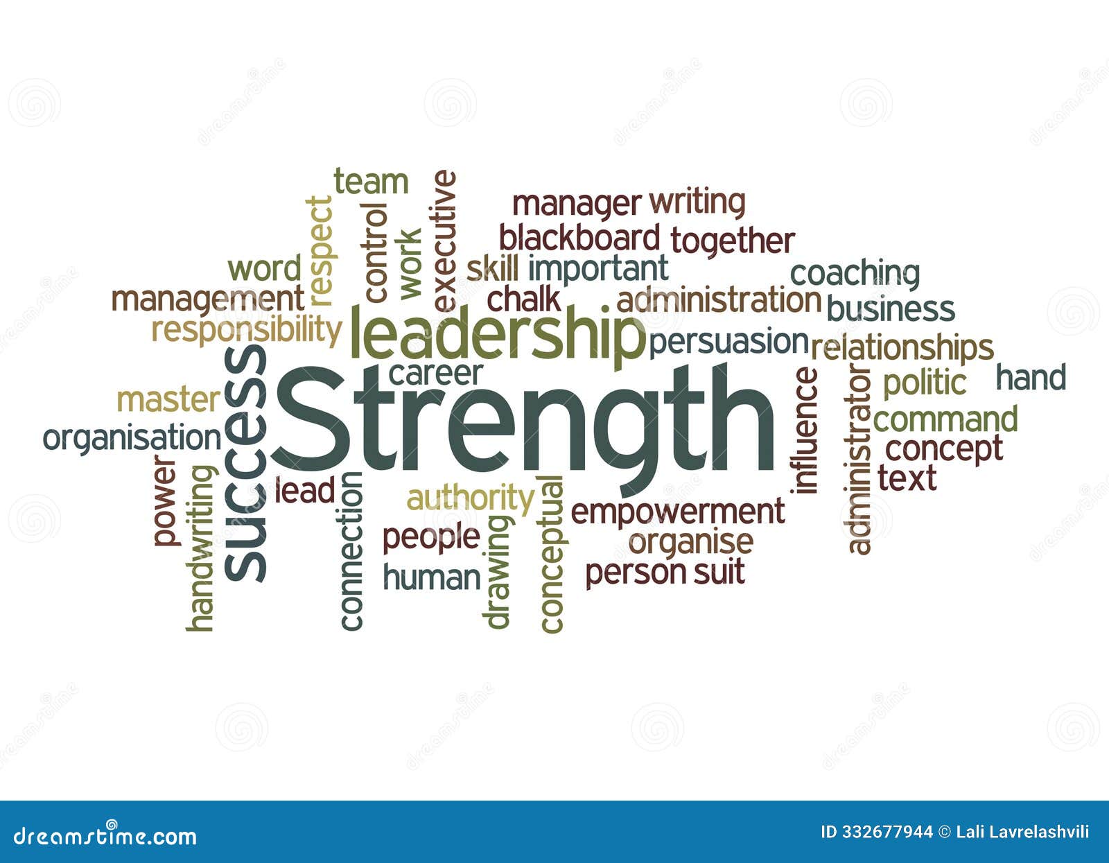Word Cloud with STRENGTH Concept Stock Photo - Image of conceptual ...