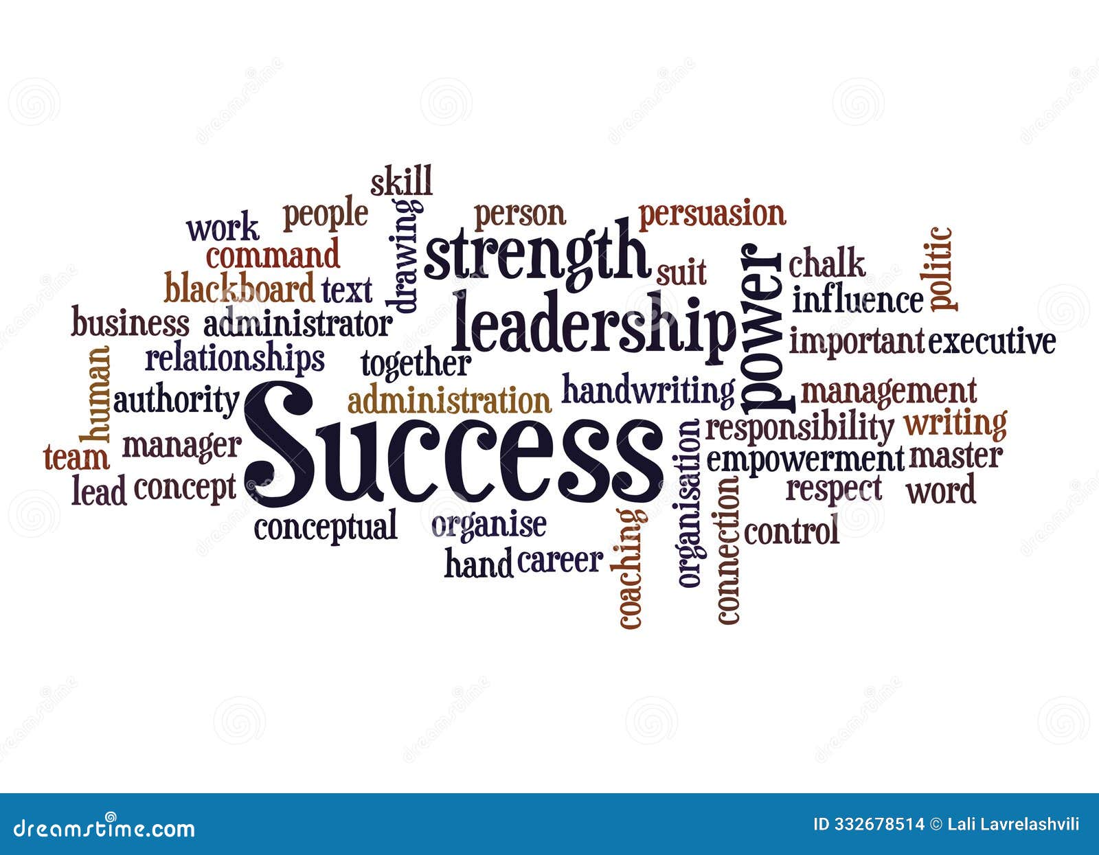 Word Cloud with SUCCESS Concept Stock Illustration - Illustration of ...