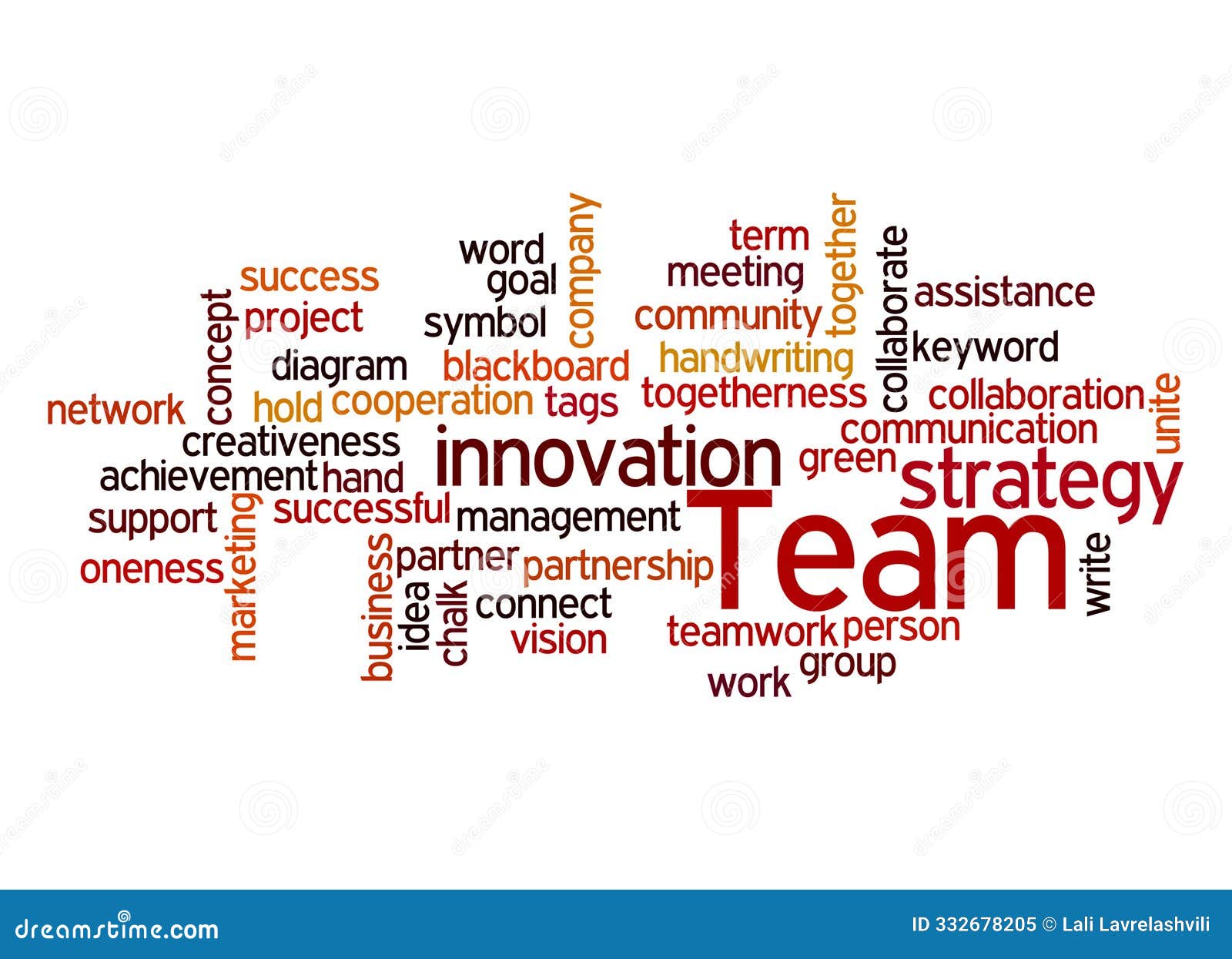 Word Cloud with TEAM Concept Stock Image - Image of collaboration ...