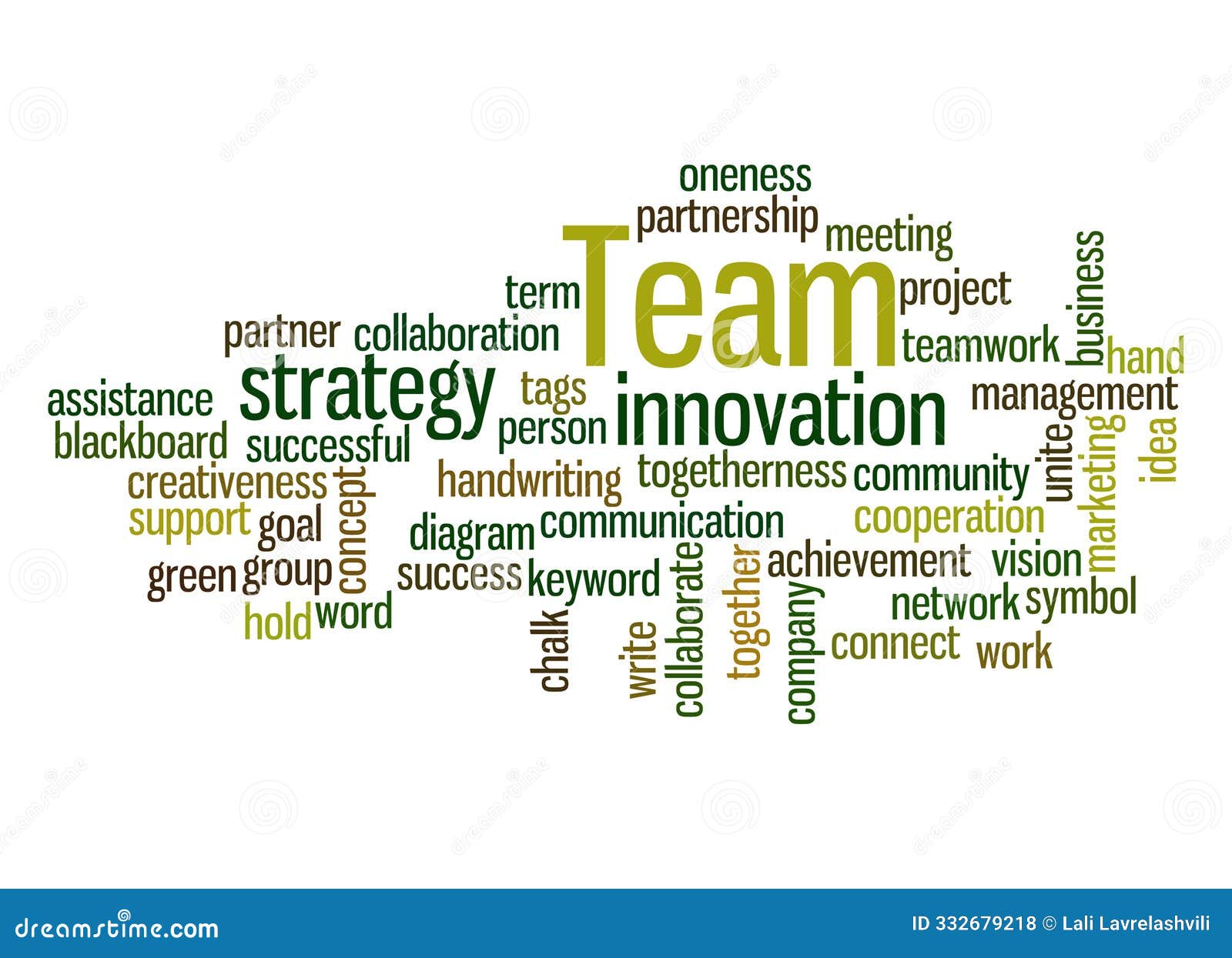 Word Cloud with TEAM Concept Stock Photo - Image of goal, hold: 332679218