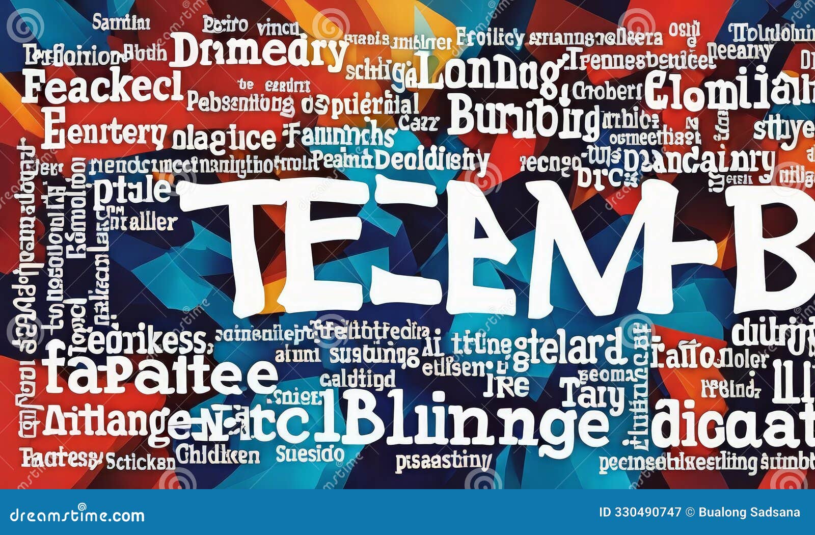 Word Cloud with the Temb in Different Languages Stock Illustration ...