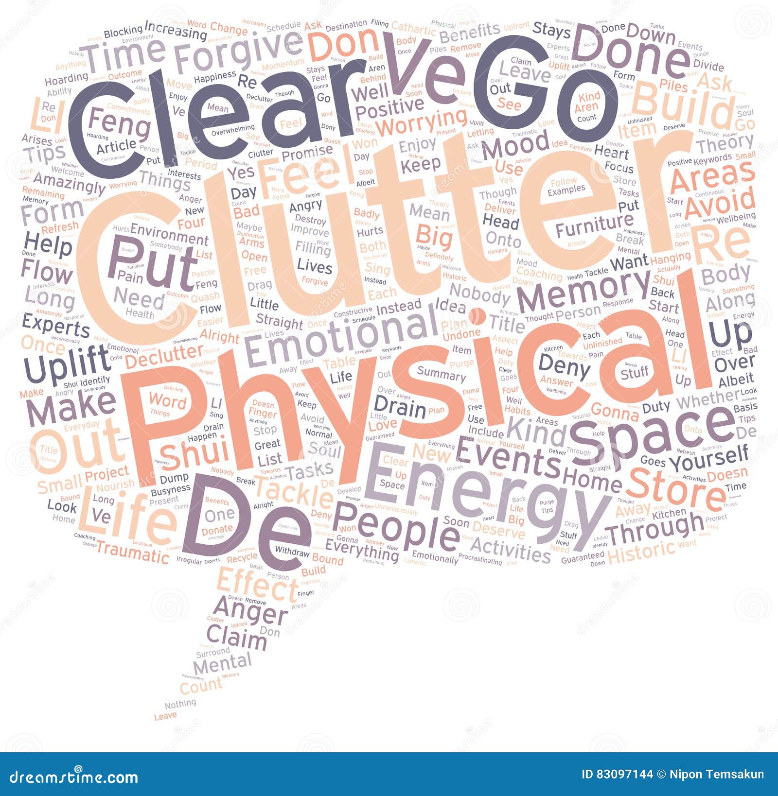 Decluttering Word Concepts Banner Royalty-Free Illustration ...