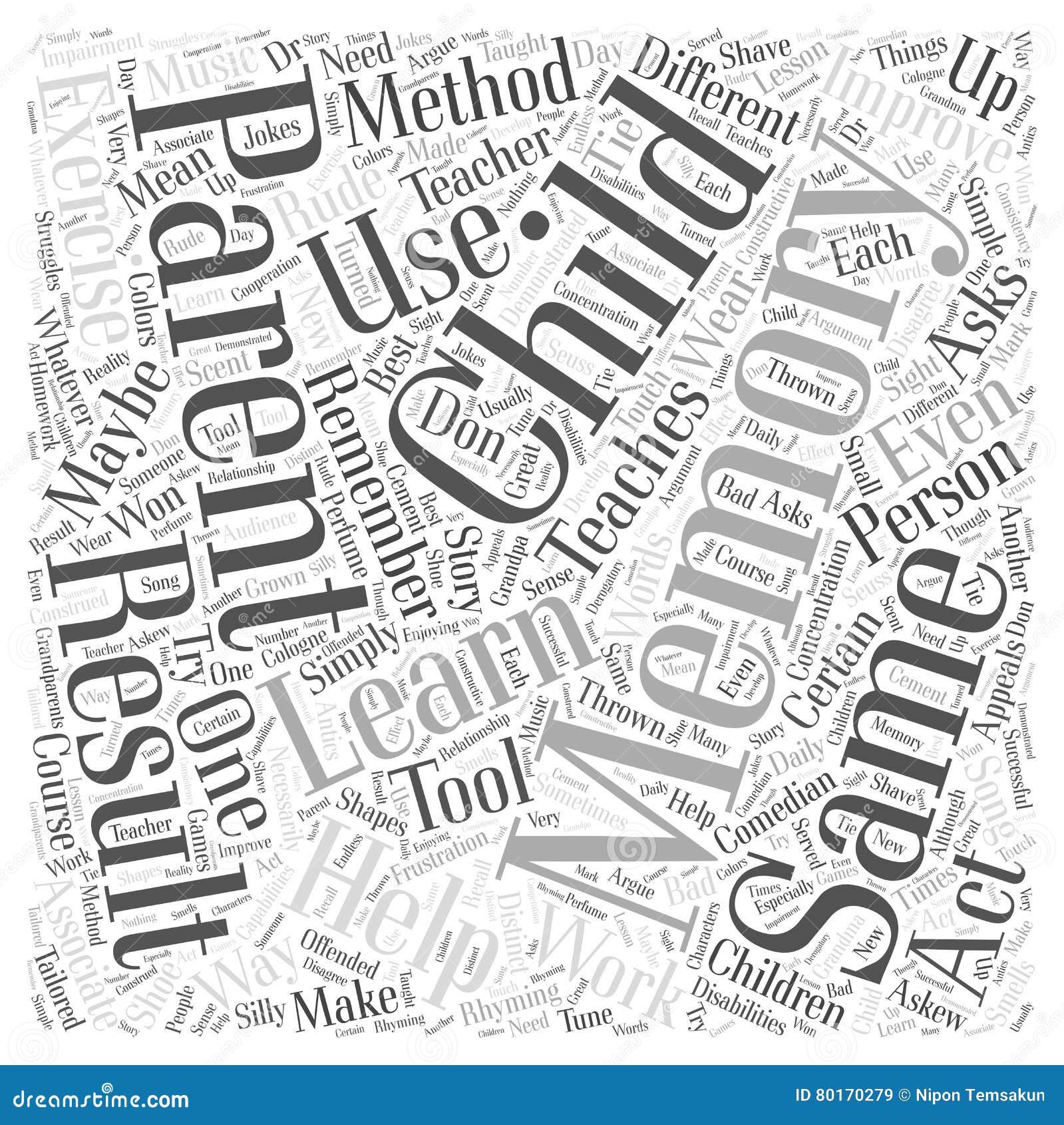 Word Cloud Text Background Concept Stock Illustration - Illustration of ...