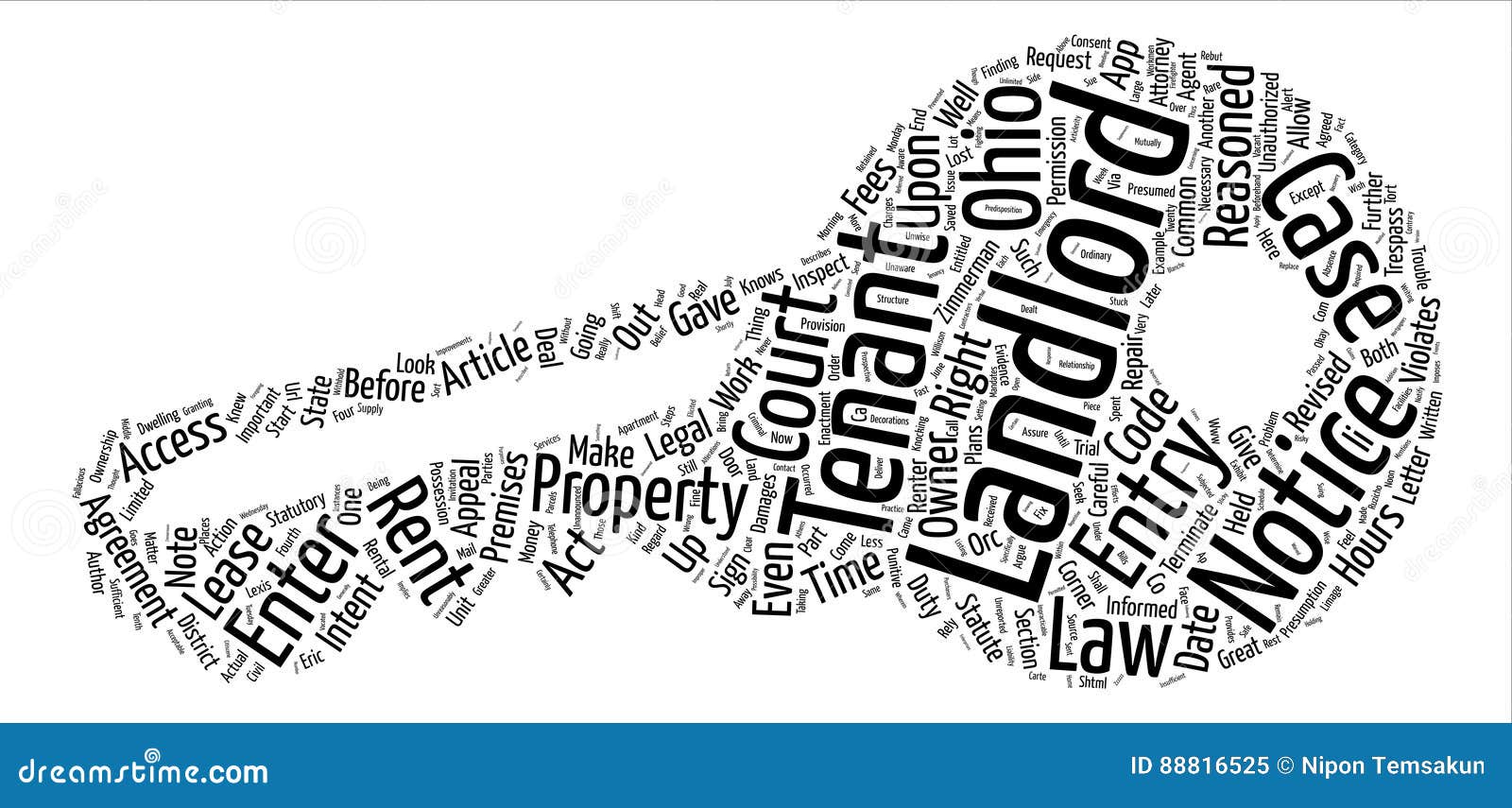 Landlord Text Cloud Stock Image | CartoonDealer.com #182619019