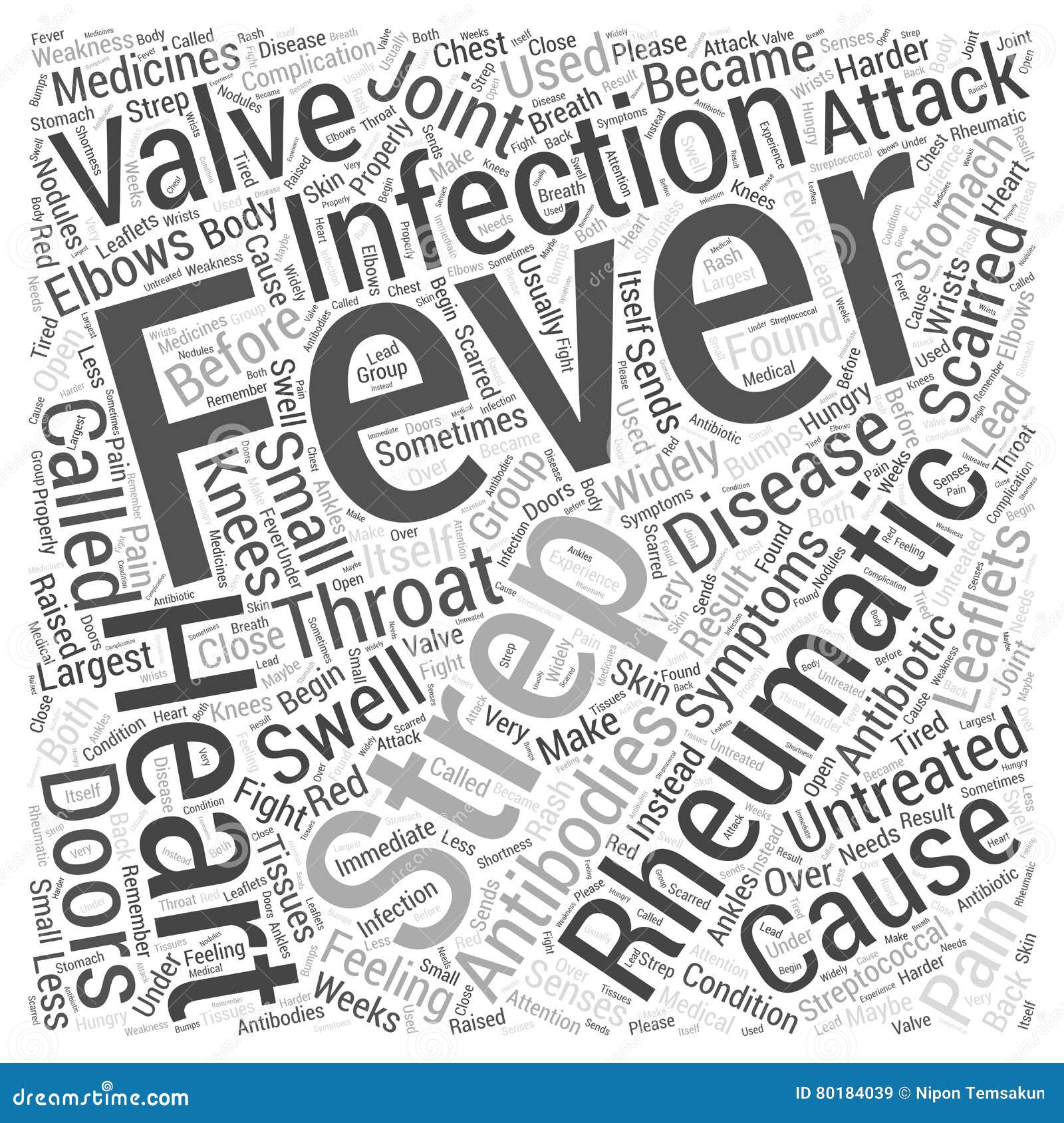 Rheumatic Fever Can Be Like A Deadly Poison - Pictured As Word ...