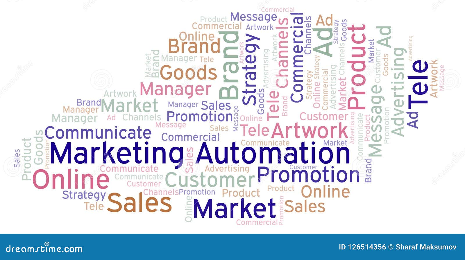 Word Cloud with Text Marketing Automation. Stock Illustration ... Word Cloud with Text Marketing Automation. Stock Illustration ...