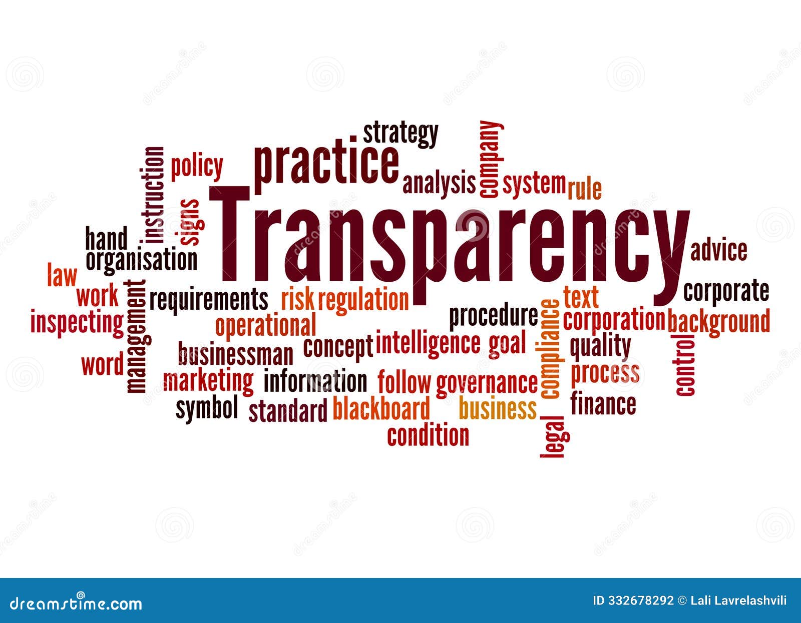 Word Cloud with TRANSPARENCY Concept Stock Illustration - Illustration ...
