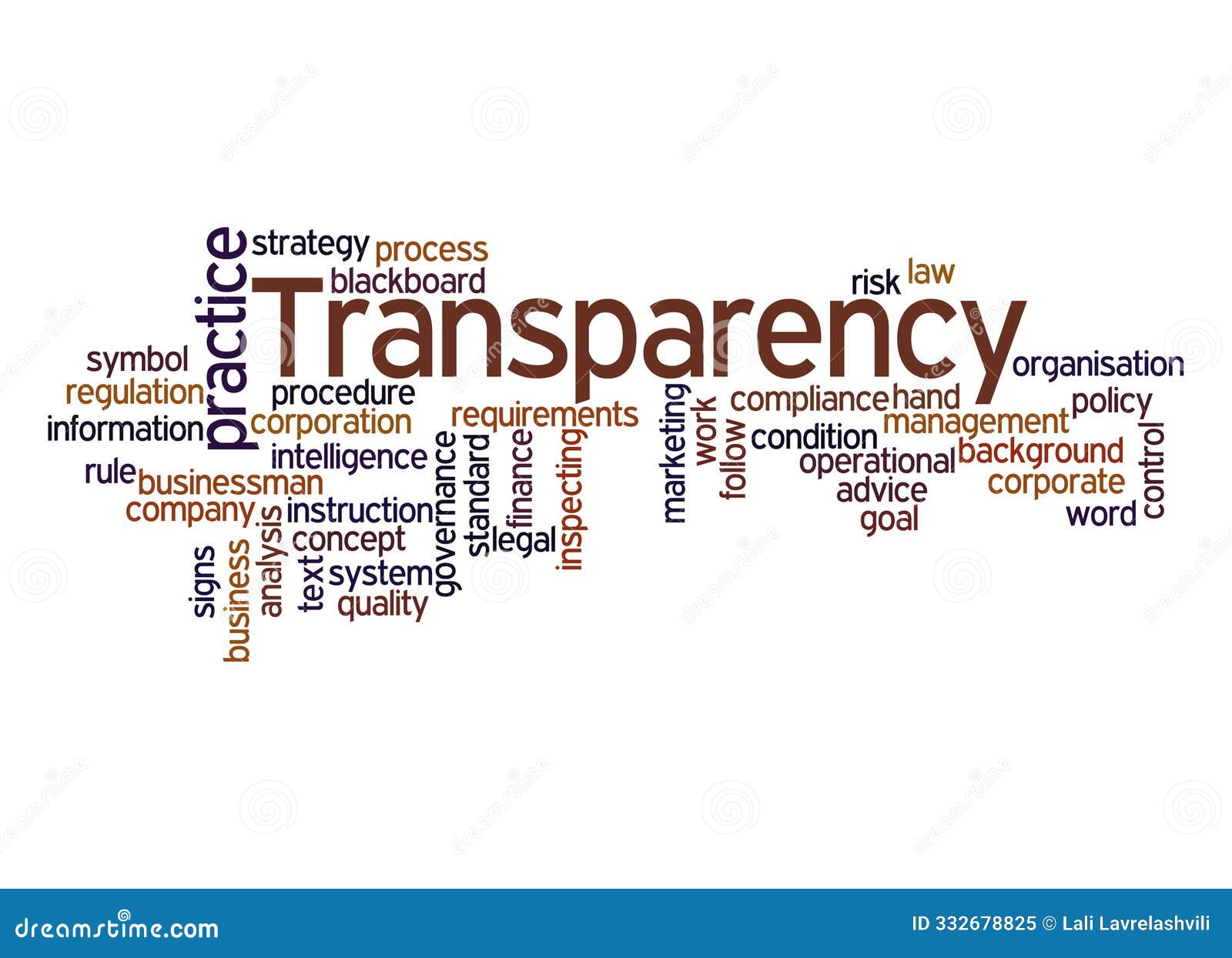 Word Cloud with TRANSPARENCY Concept Stock Illustration - Illustration ...