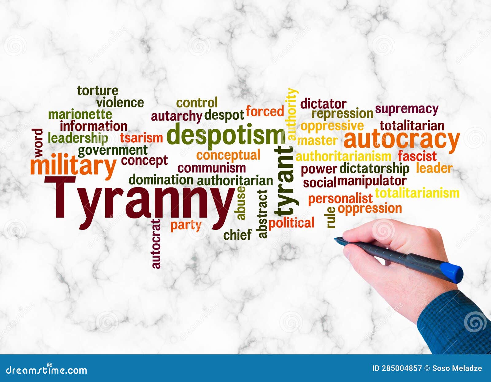 Word Cloud with TYRANNY Concept Create with Text only Stock Image ...