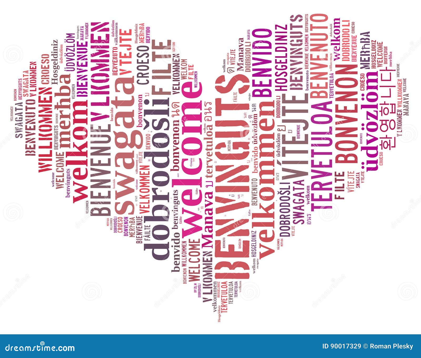 Benvinguts Welcome In Catalan Word Cloud Royalty-Free Stock Photo ...