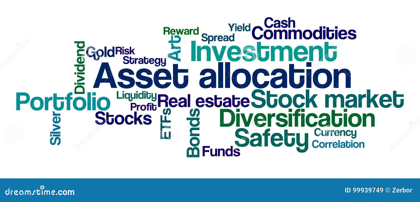 Asset Allocation stock illustration. Illustration of background - 99939749