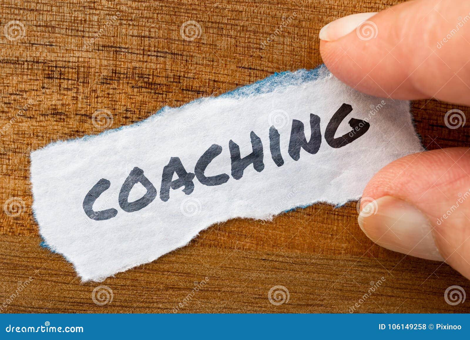 Coaching Concept and Theme Written on Old Paper on a Grunge Background ...